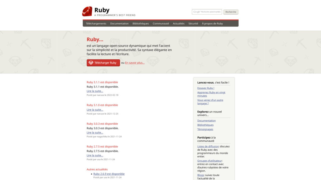 Au fait, pourquoi le langage Ruby s'appelle Ruby ? - Numerama