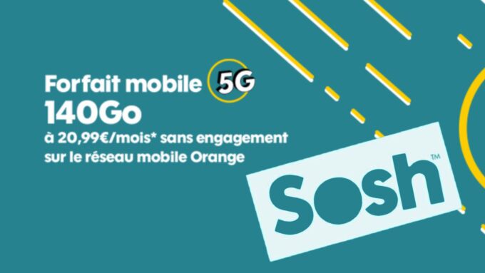 Bon plan forfait Sosh sans engagement : 40 Go de data 4G à 9,99 € par mois - Numerama