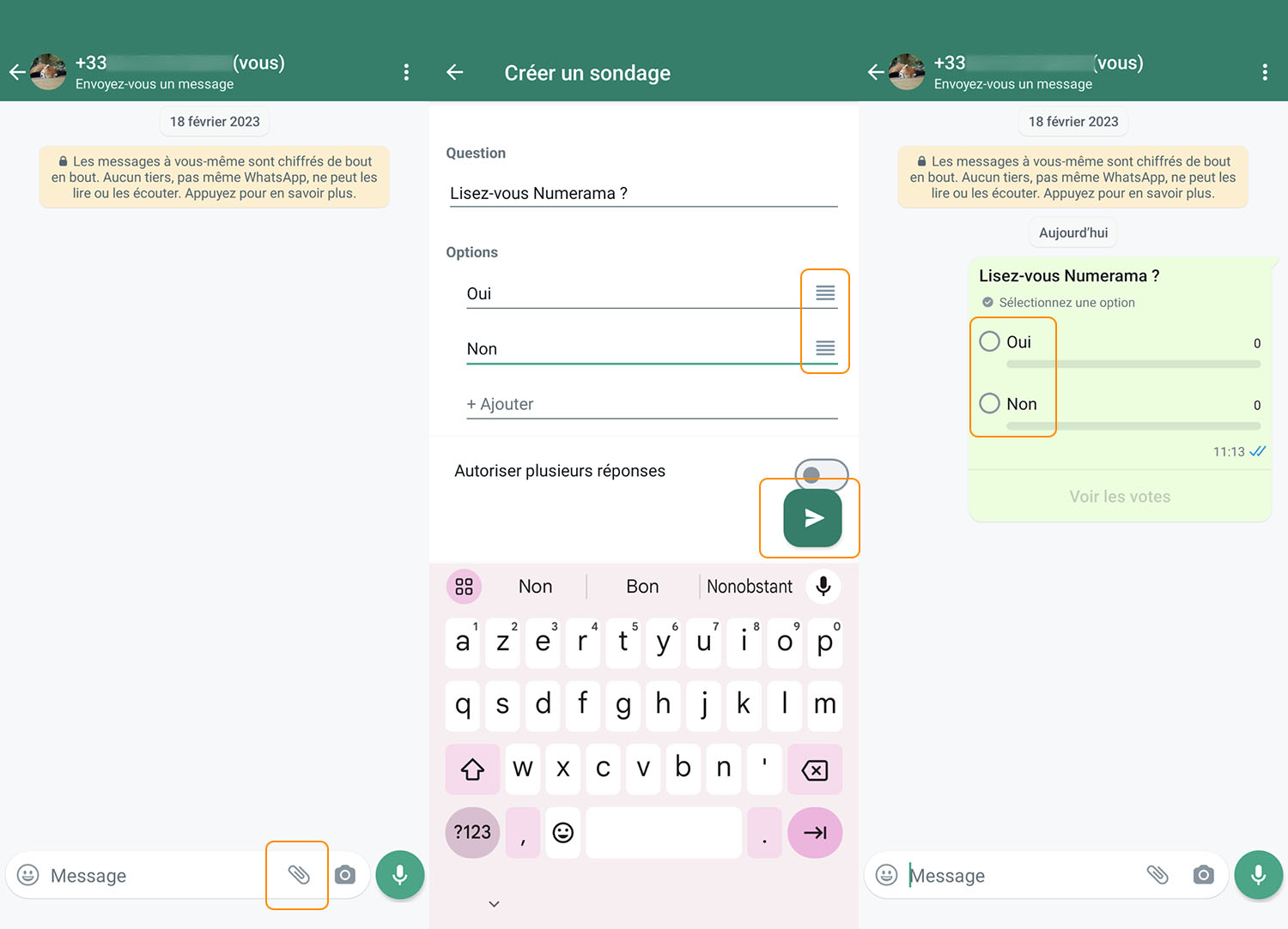 Comment faire un sondage sur WhatsApp ? Tutoriel pas à pas