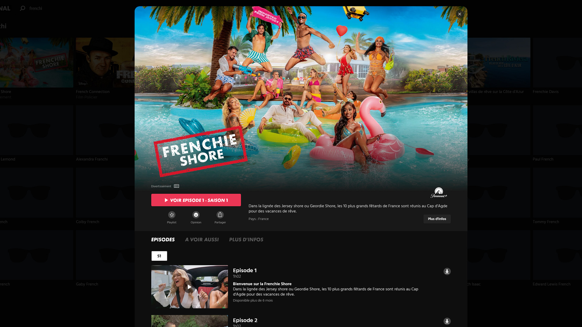 Regulation for "Frenchie Shore": The French reality TV show that freely ...