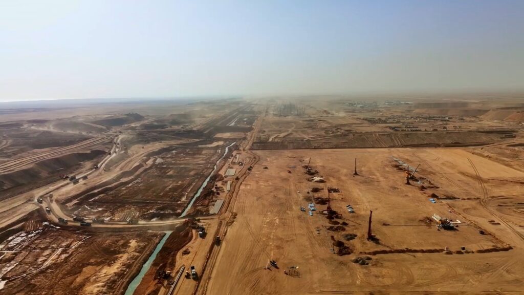 Saudi Arabia's Dystopian City, The Line, Showcases Rapid Progress in ...