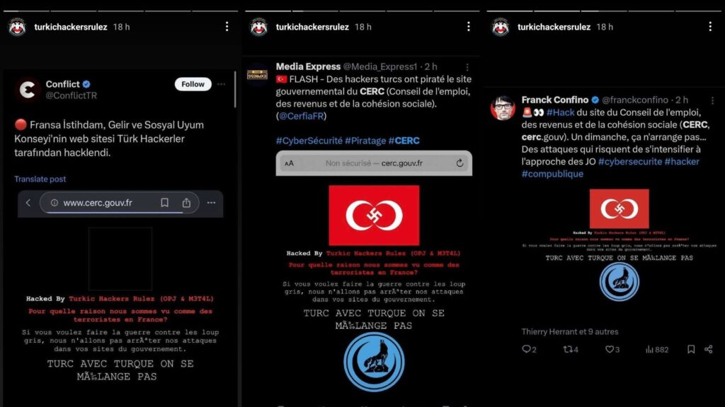 Identifying the Turkish hackers behind the French government site hack ...