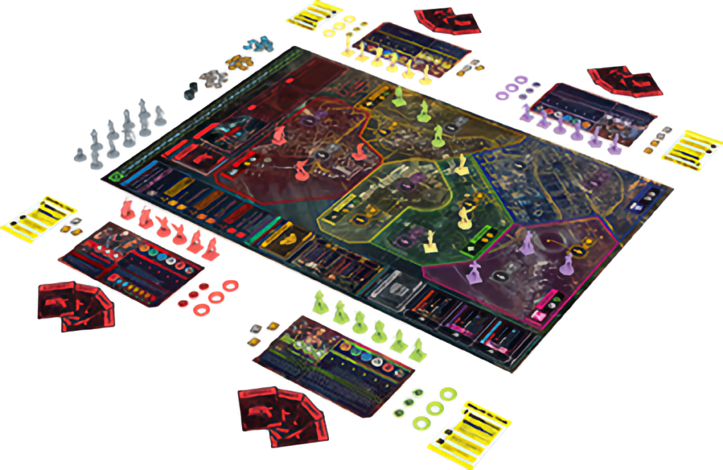 The board game version of Cyberpunk 2077 features The Gangs of Night ...