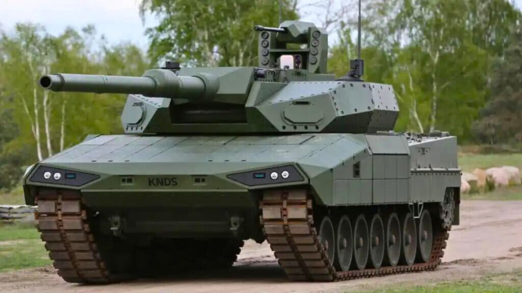 Le dernier tank allemand Leopard 2 entend résister aux petits drones ...