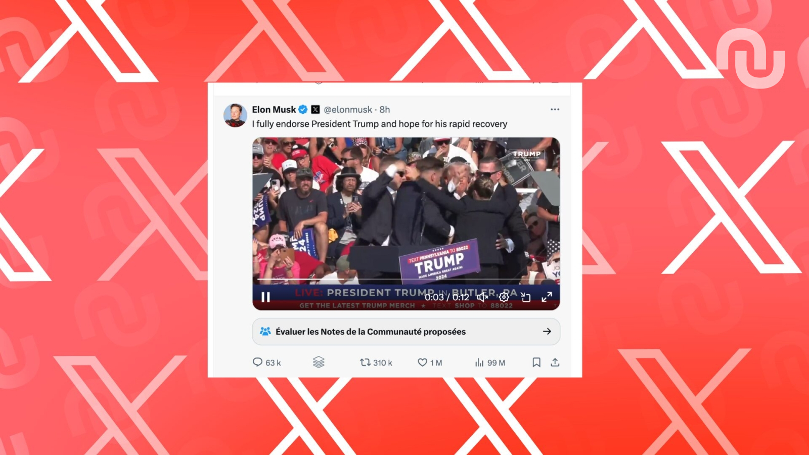Elon Musk appelle à voter Donald Trump, après la tentative d'assassinat ... Elon Musk appelle à voter Donald Trump, après la tentative d'assassinat ...