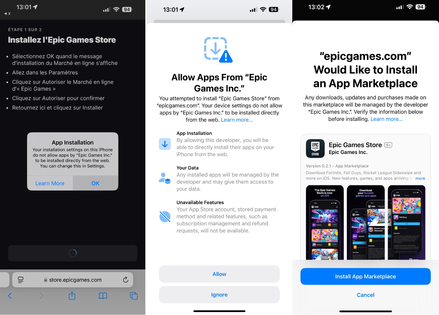 Comment installer l'Epic Games Store sur iPhone et Android, avec Fortnite et Fall Guys - Numerama