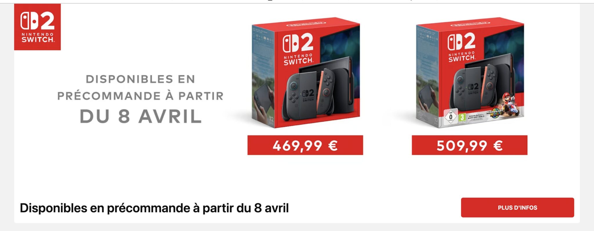 90 € pour un jeu Switch 2 : Nintendo ouvre la boîte de Pandore - Numerama