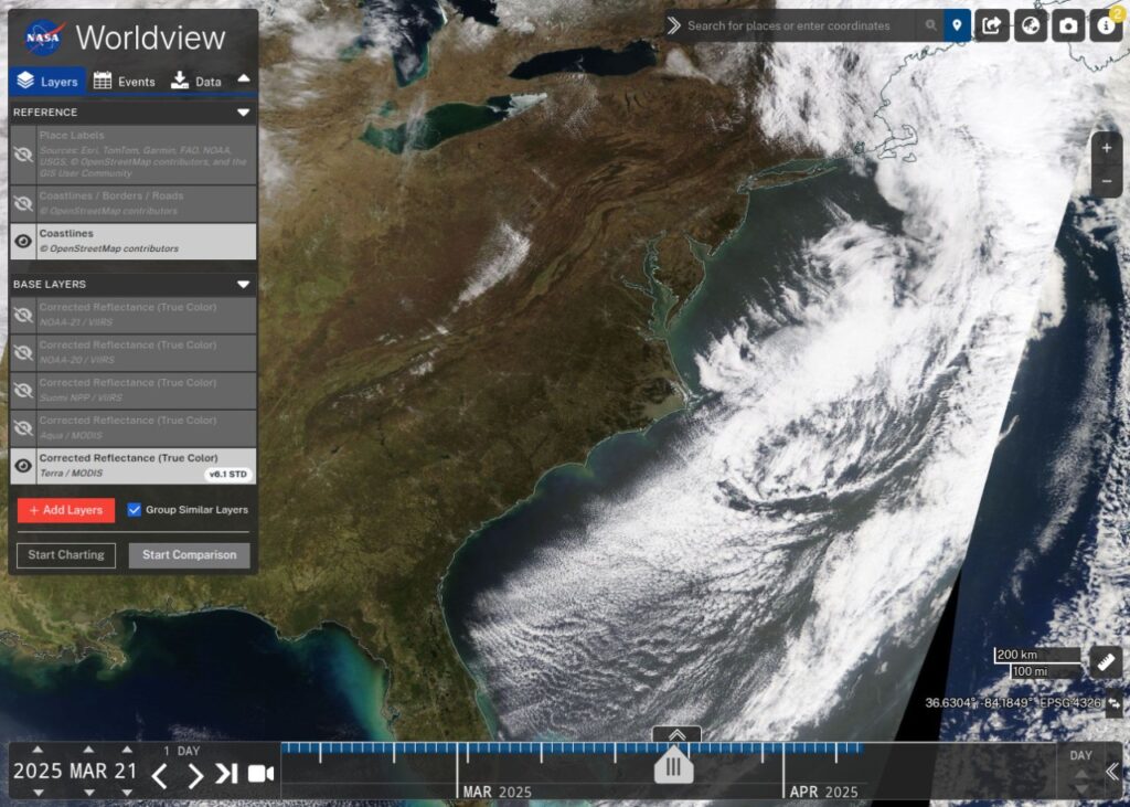 Télécharger NASA Worldview gratuitement sur en ligne - Numerama