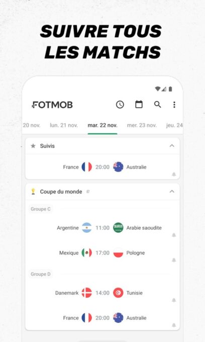 Télécharger FotMob - Foot en direct gratuitement sur Android, Android (APK), iOS et en ligne ...