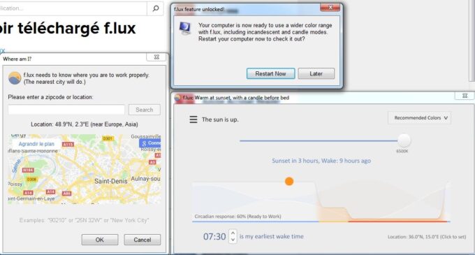 Télécharger f.lux sur iOS, Linux, macOS et Windows - Numerama