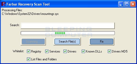Télécharger Farbar Recovery Scan Tool (FRST) gratuitement sur Windows ...