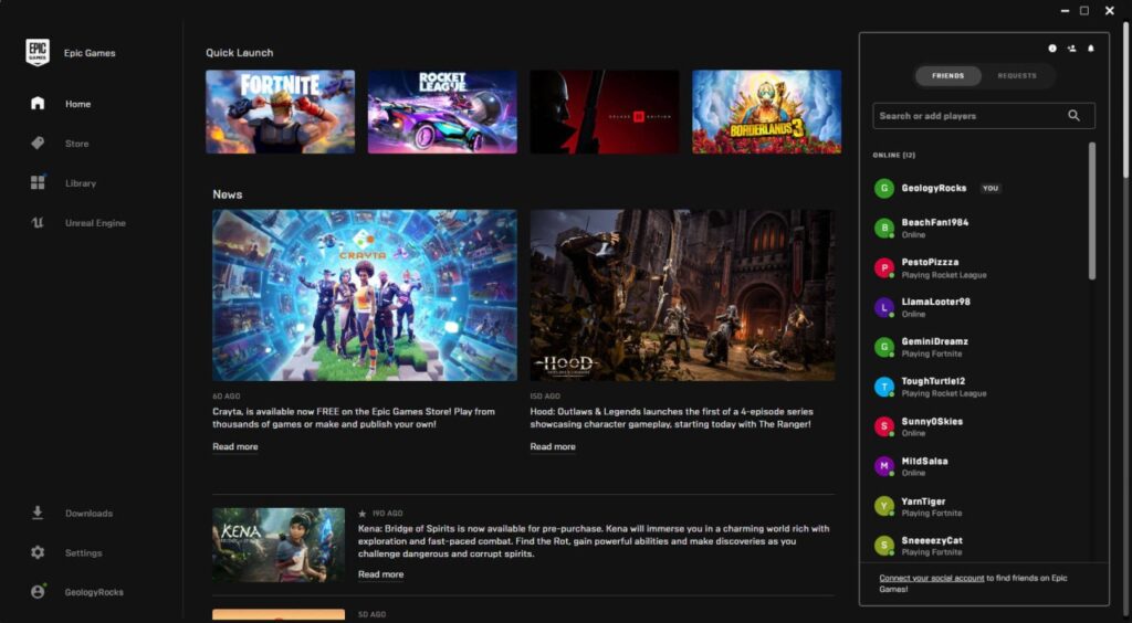 Télécharger Epic Games Store Launcher gratuitement sur iOS, macOS et ...