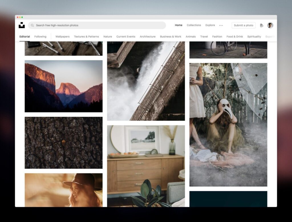 Télécharger Unsplash sur Extension Google Chrome, iOS, macOS et en ...
