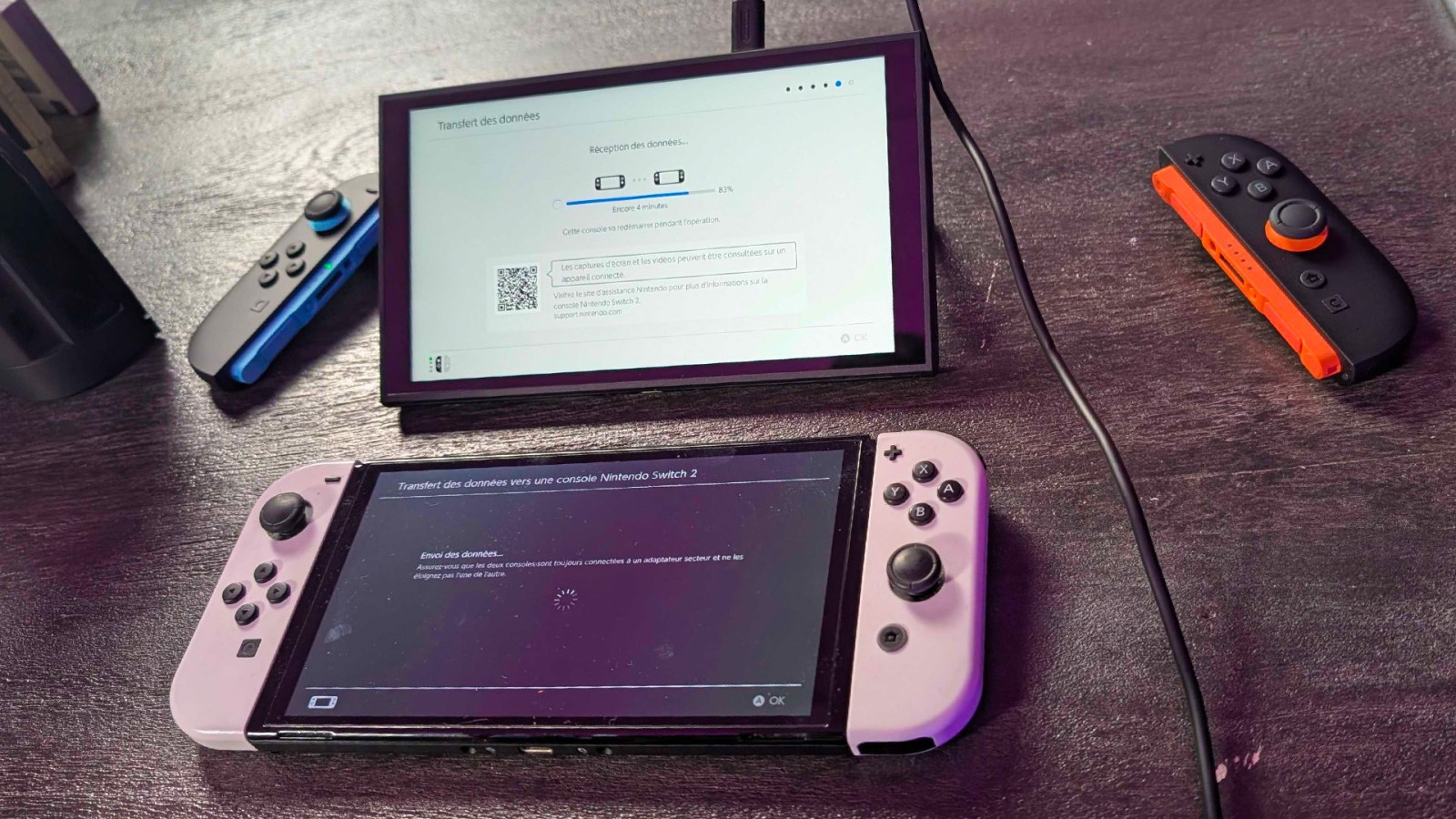 Transfert des données Switch vers Switch 2, tutoriel pas à pas