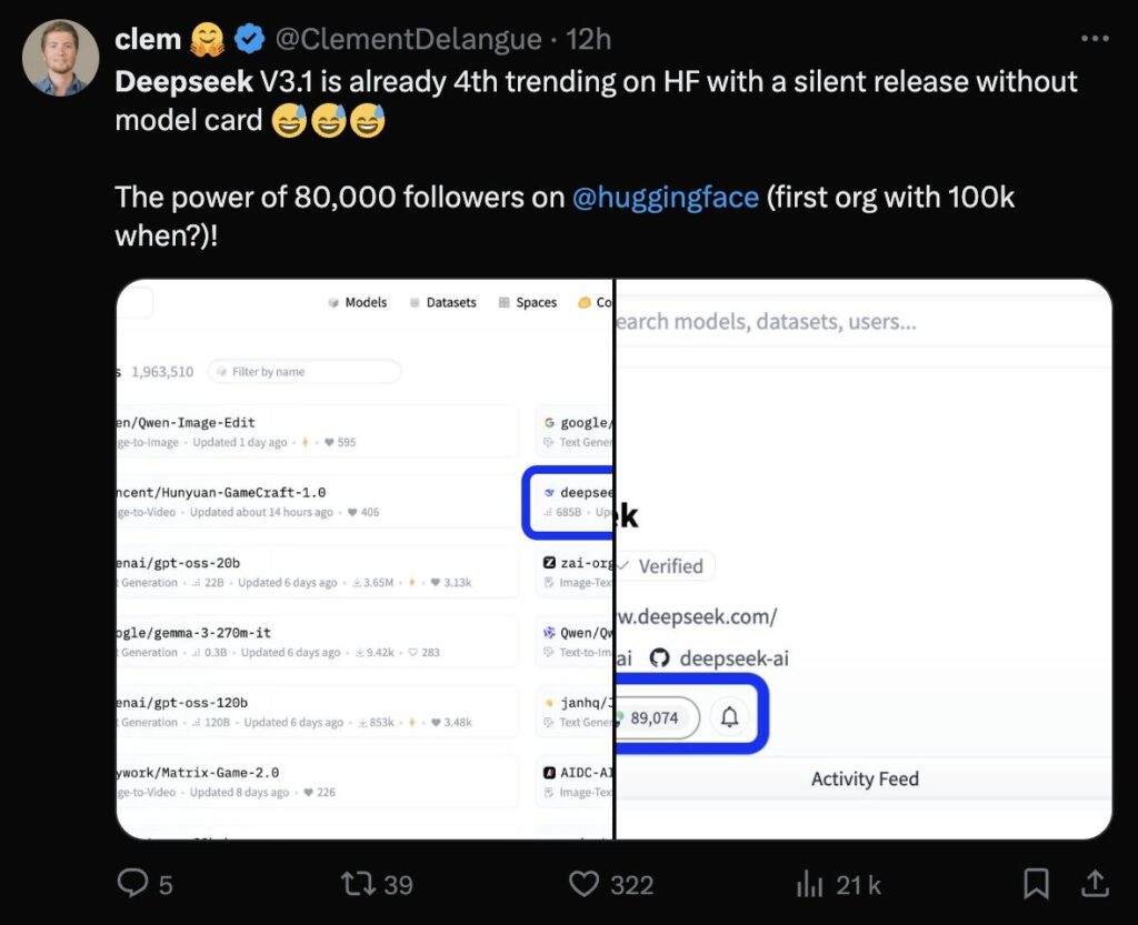 La Chine a un nouveau modèle d'IA : voici DeepSeek-V3.1, qui bat déjà des records - Numerama