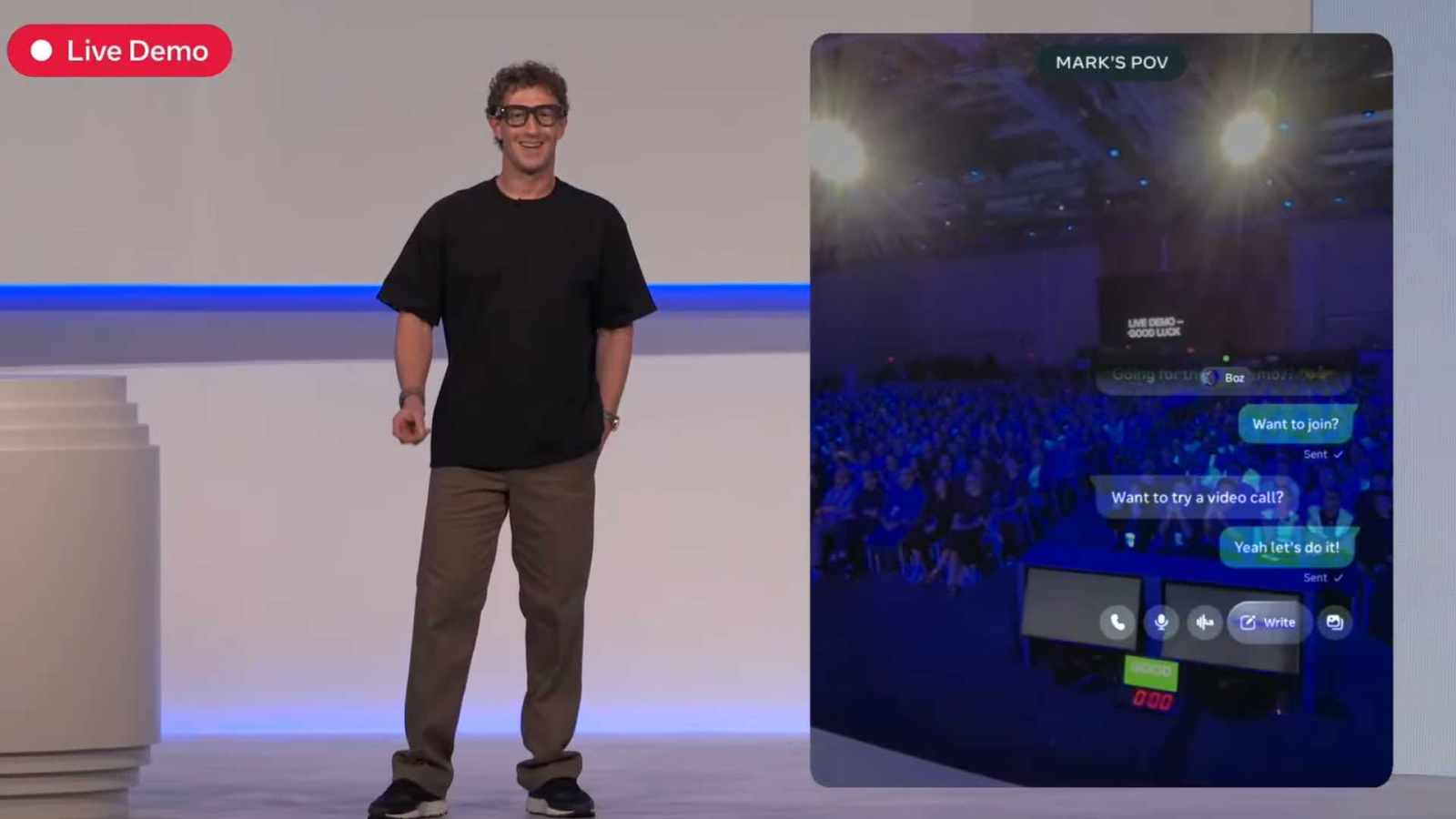 Mark Zuckerberg a complètement raté sa démo des lunettes Ray-Ban avec ...